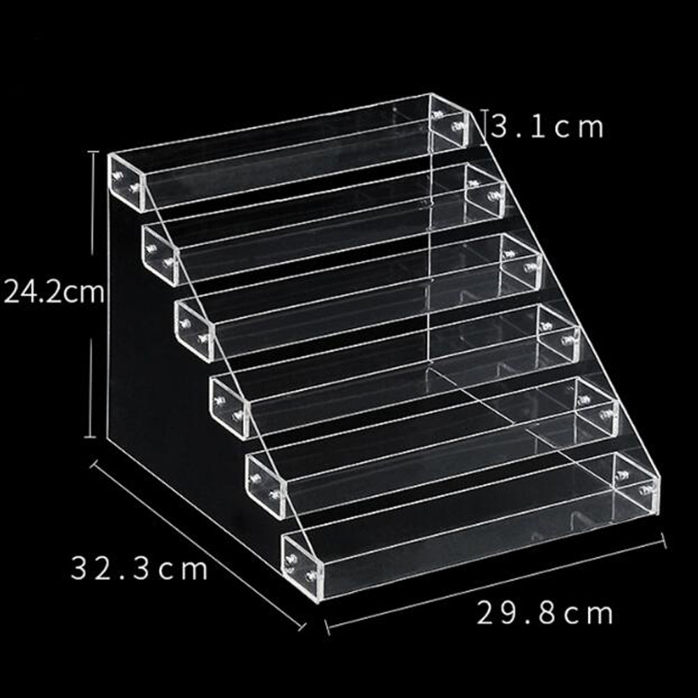 Rebrilliant Mellinger Acrylic Rack Perfume Makeup Ladder Display Stand ...