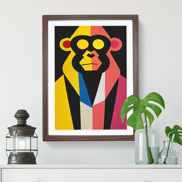Maturi Abstract Monkey Art No.3 | Wayfair.co.uk