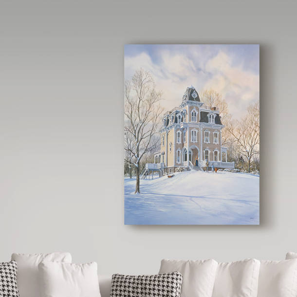 Trademark Art Jack Wemp The Skating Party On Canvas Print | Wayfair