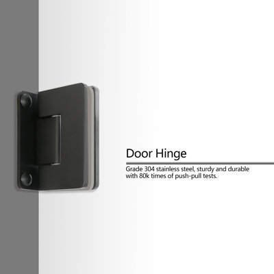 Zipcode Design™ Cyrus 72'' H Semi-Frameless Shower Door with Clear ...