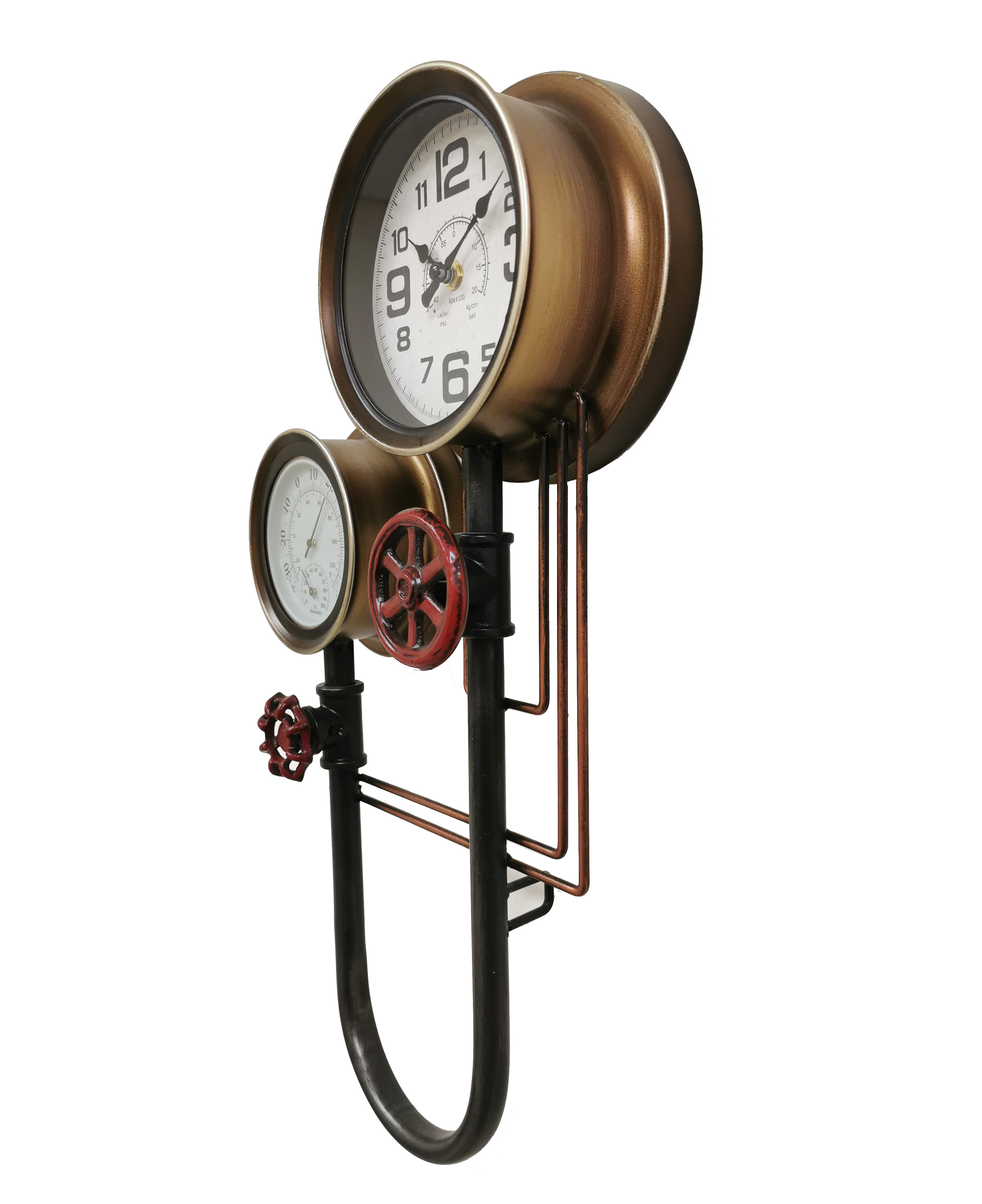Williston Forge Carlino Metal Wall Clock & Reviews | Wayfair