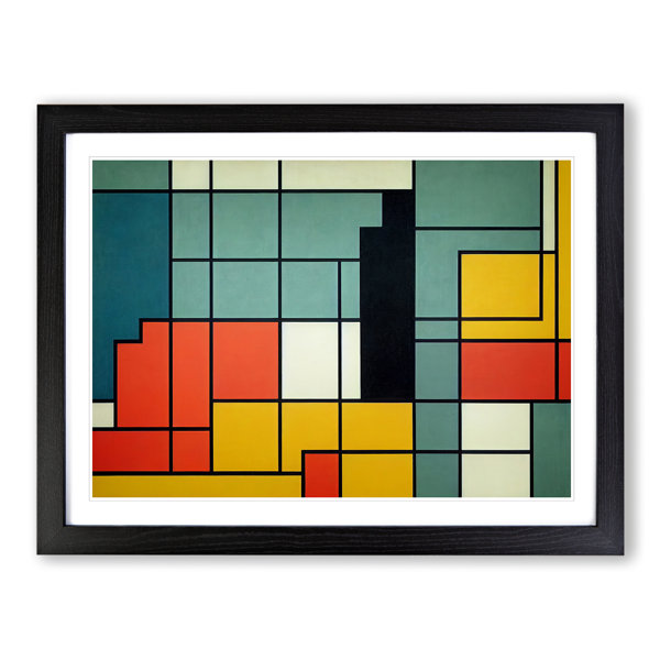 17 Stories XH1022-6079X Modern Cubism Art Abstract - Single Picture ...