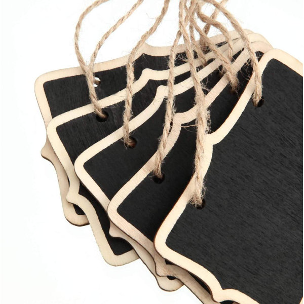 Rosalind Wheeler Arnold Tags Wooden Wall Mounted Chalkboard | Wayfair