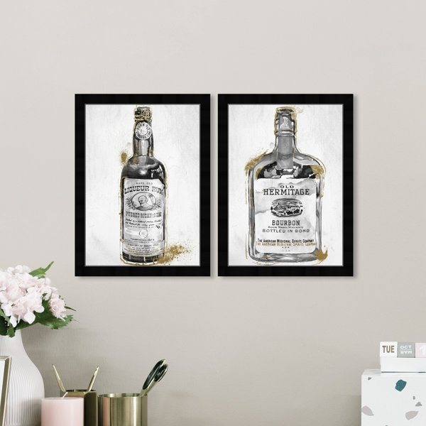Wynwood Studio Drinks And Spirits Liquor Bottle II Set - 2 Piece ...
