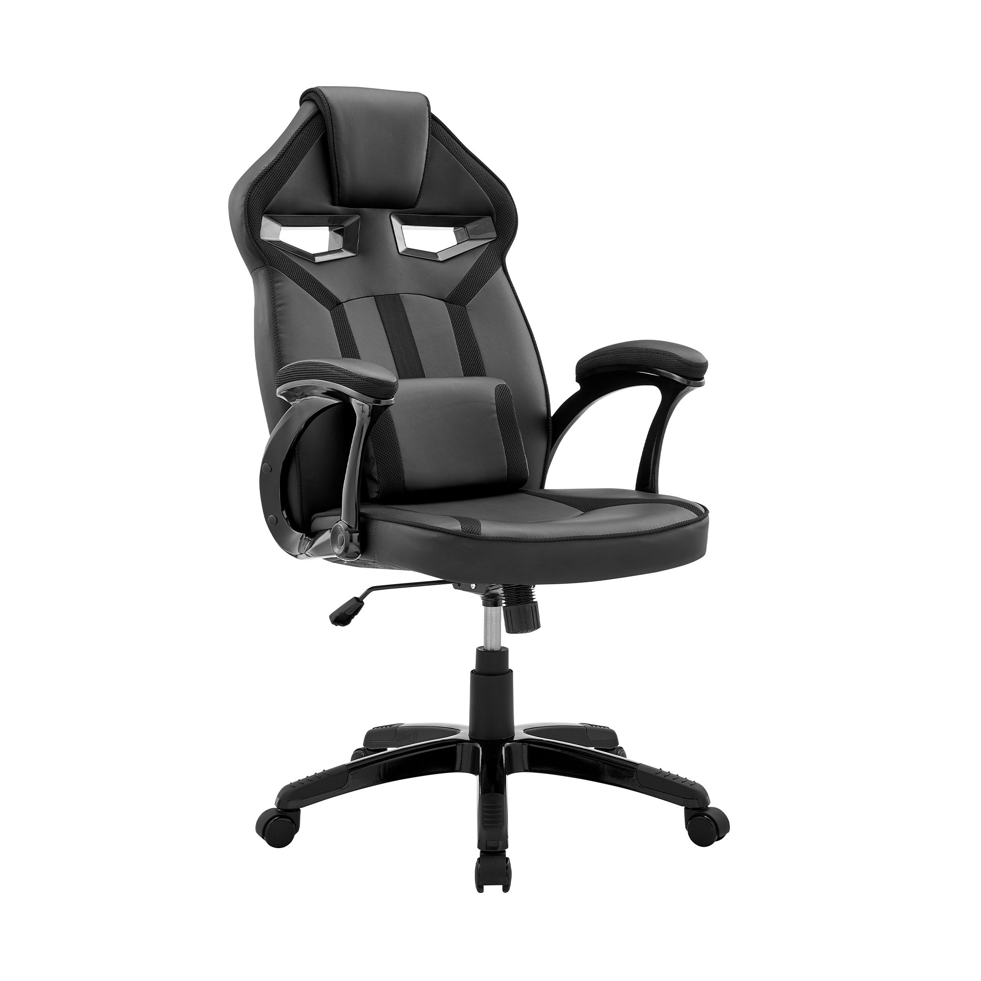 Inbox Zero Ergonomic Faux Leather Swiveling PC & Racing Game Chair ...