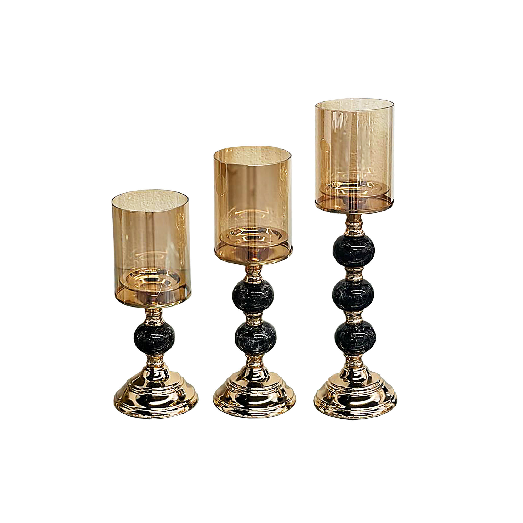 House of Hampton® 3 Piece Tabletop Candlestick Set | Wayfair