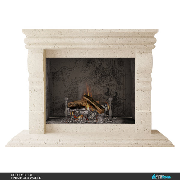 Los Angeles Cast Stone Hamilton Fireplace Surround | Wayfair