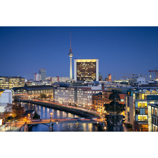 Ebern Designs Deagen Berlin by Rudybalasko - Wrapped Canvas Photograph ...
