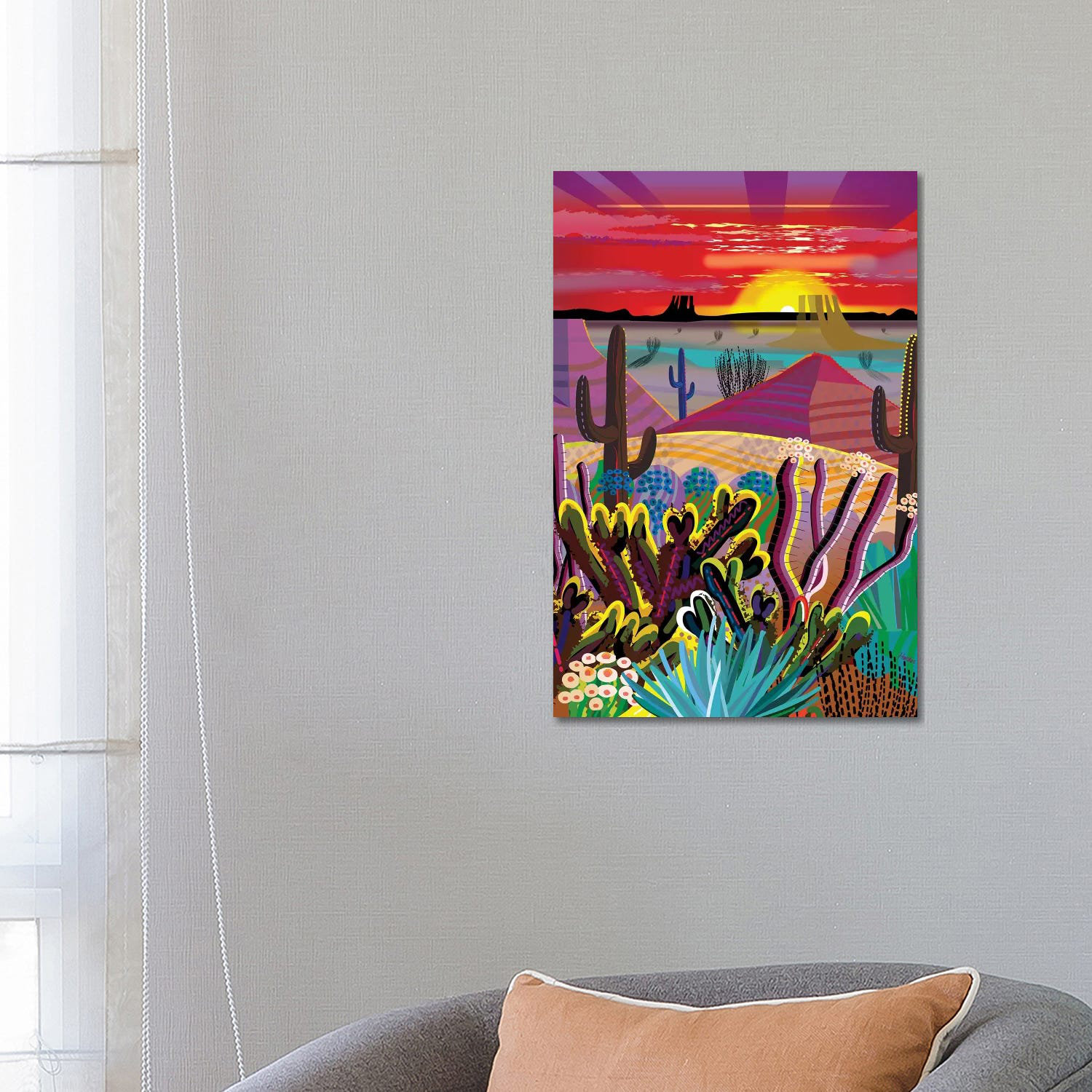 East Urban Home The Desert In Your Mind by Charles Harker - Wrapped ...