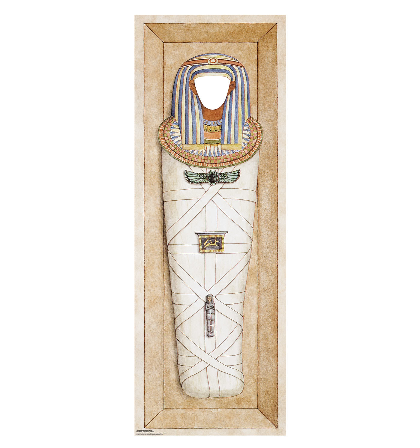 Advanced Graphics Mummified Pharaoh Stand in Life Size Cardboard Cutout ...