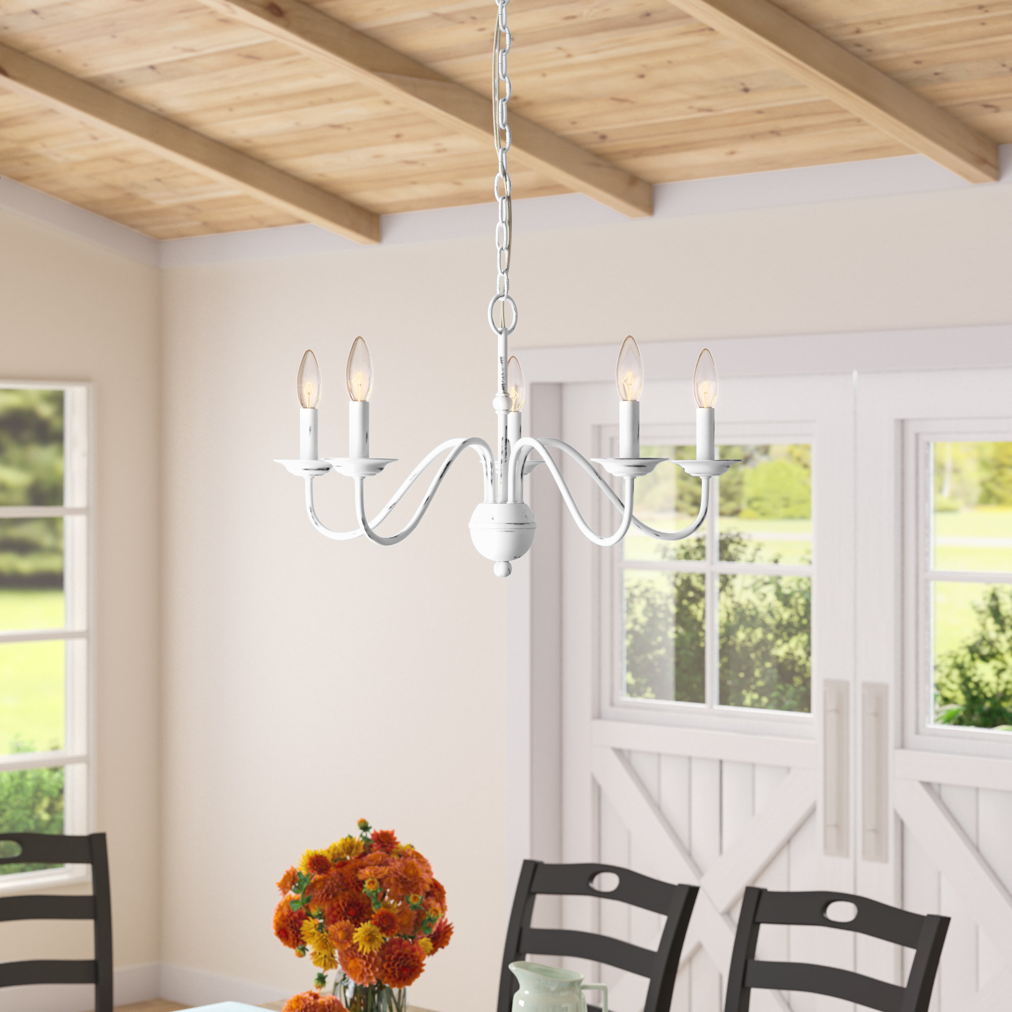 Three Posts™ Seiling 5 - Light Dimmable Classic / Traditional ...