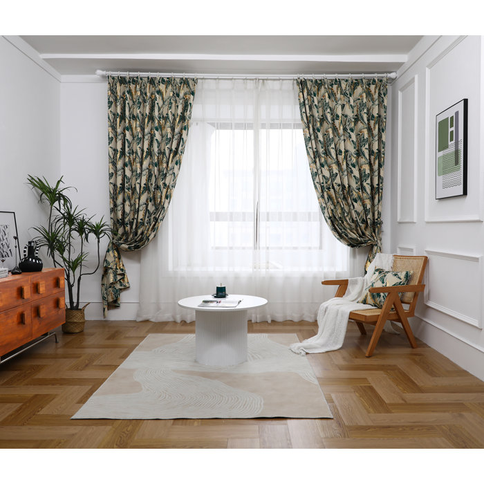 Visionary Home Rayon Room Darkening Curtain Pair | Wayfair