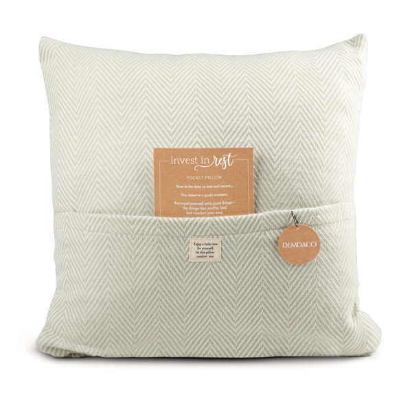 DEMDACO Reading Pillow - Camel/ Cream | Wayfair