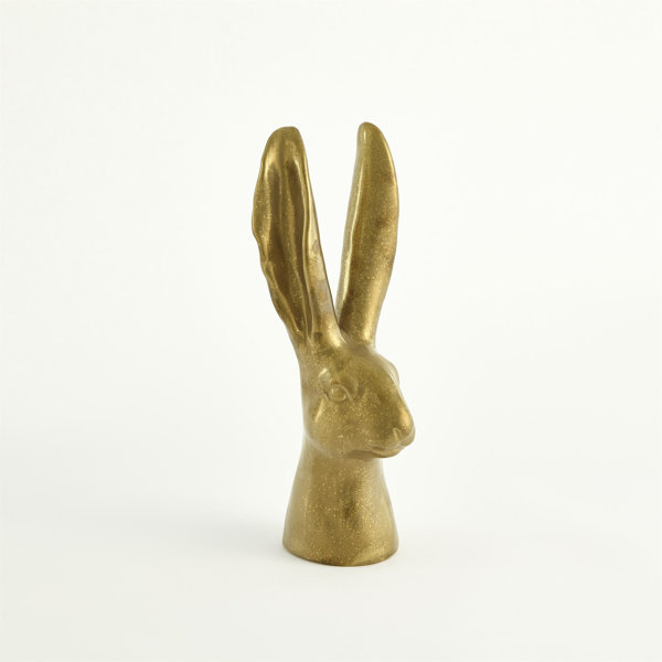 Global Views Rabbit-Reactive Matte Gold & Reviews | Wayfair