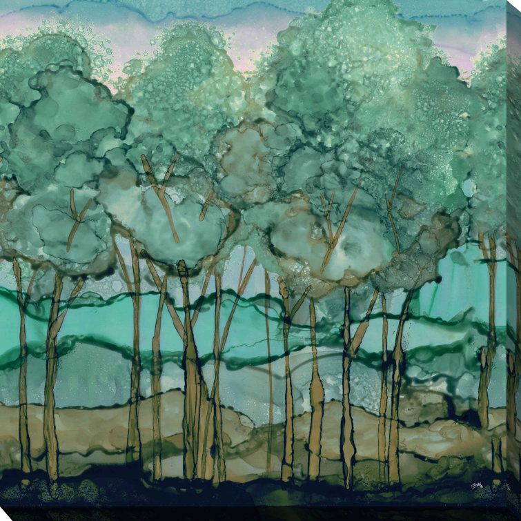 Winston Porter Green Tree Grove by Elizabeth Medley - Wrapped Canvas ...