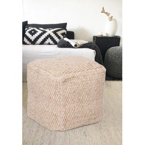 Bungalow Rose Santacruz Upholstered Pouf | Wayfair