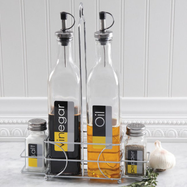 Gibson 9 Piece Condiment Set & Reviews | Wayfair