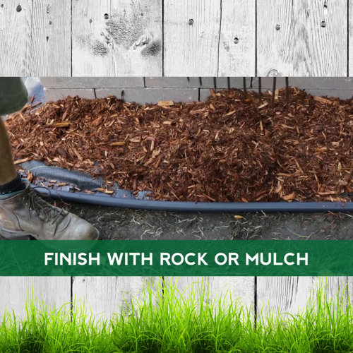 Master Mark Plastics 1 in. H x 20 ft. W Zip Edge Coiled Lawn Edging ...