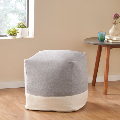 Home Loft Concepts Upholstered Pouf & Reviews | Wayfair