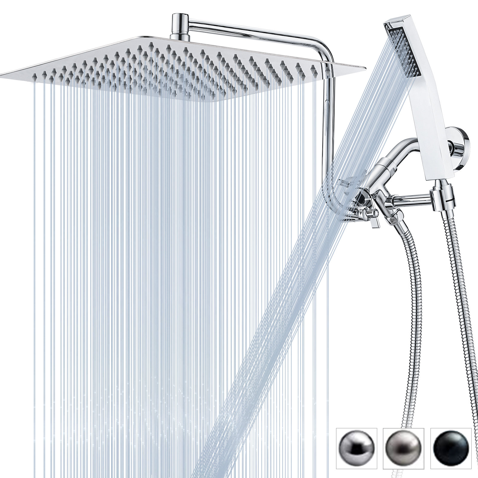 Pdpbath High Pressure Standard Adjustable Shower Head | Wayfair