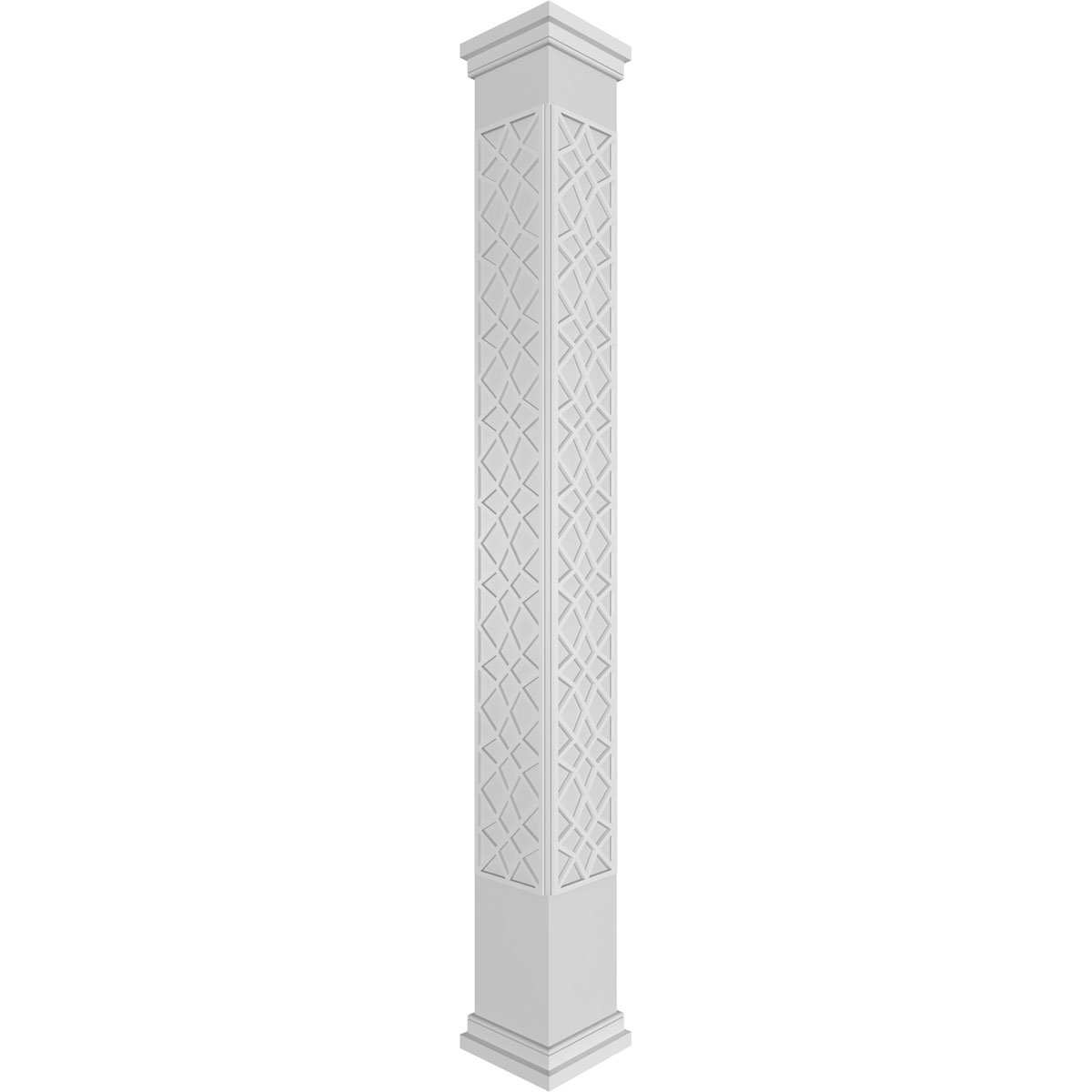 PCI Enterprises Craftsman Classic Square Non-Tapered Mosaic Fretwork ...