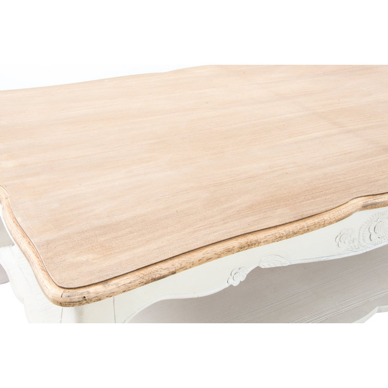 Fleur De Lis Living Stratton Solid Wood Coffee Table with Storage ...