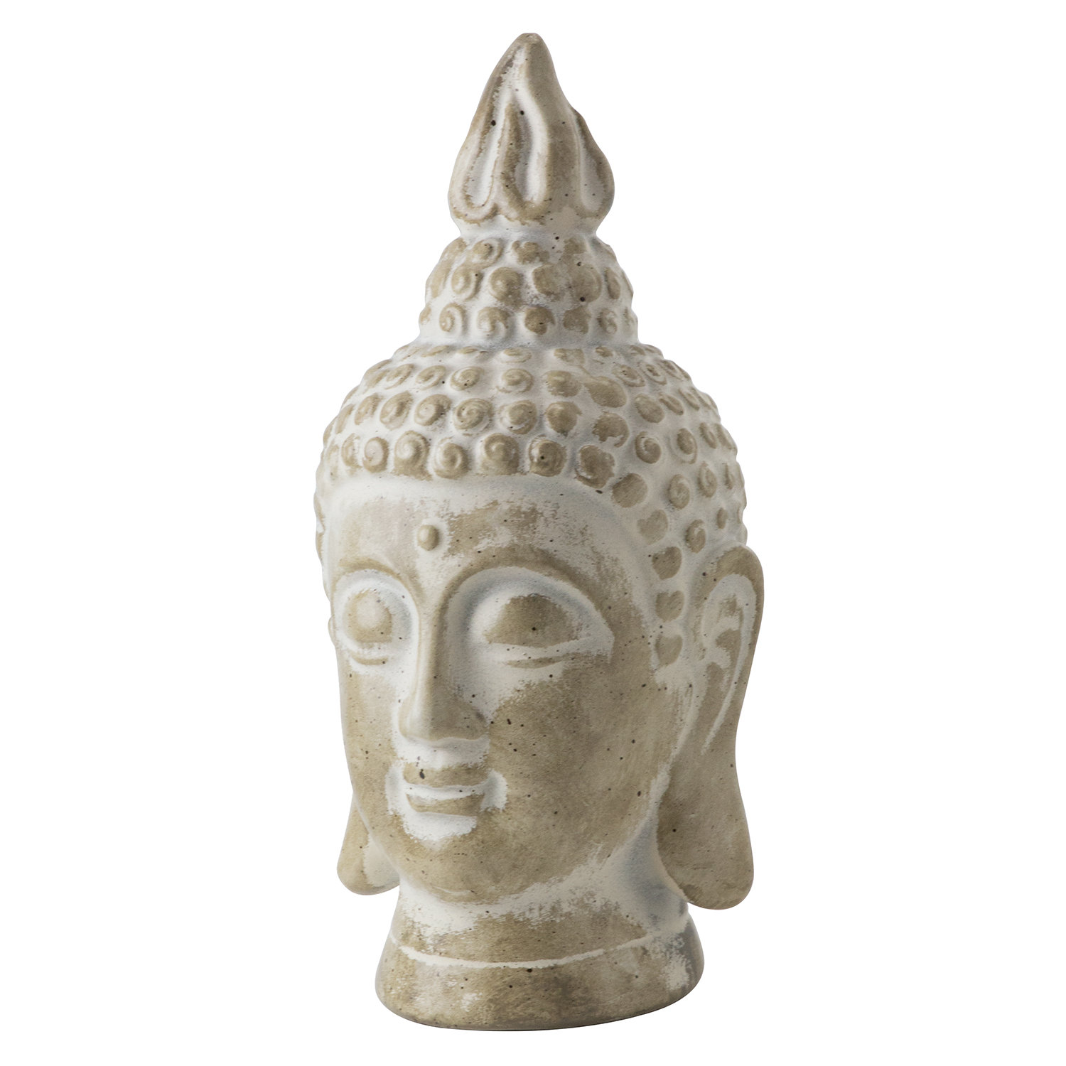 Bungalow Rose Hydrocal Buddha Head Bud | Wayfair