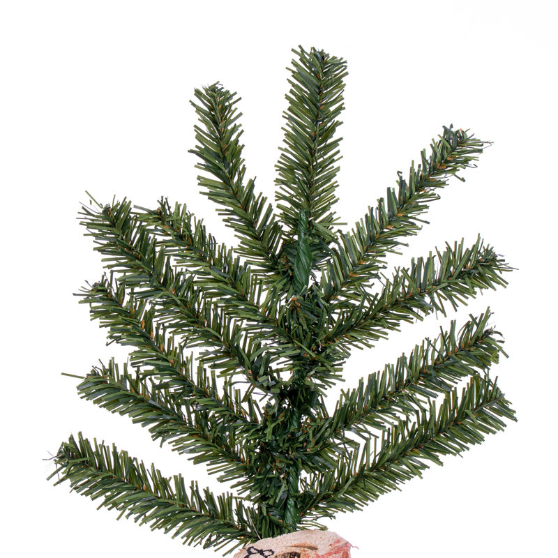 The Holiday Aisle® Natural Alpine Artificial Pine Christmas Tree ...