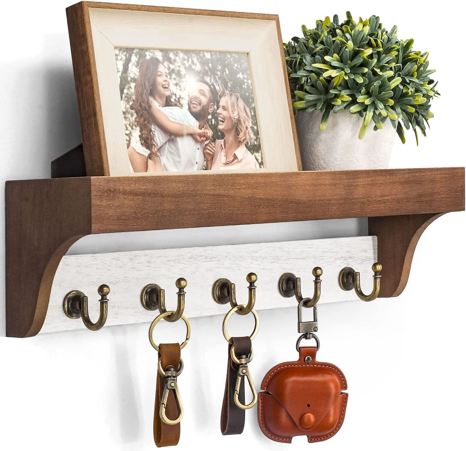 Co-t Wall Storage Organizer with Key Hooks | Wayfair