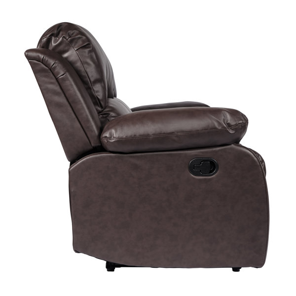 Wade Logan® Mccubbin 60'' Vegan Leather Reclining Loveseat & Reviews ...