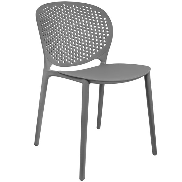 2xHome Set Of 2 Modern Plastic Pool Side Armless Dining Chair | Wayfair