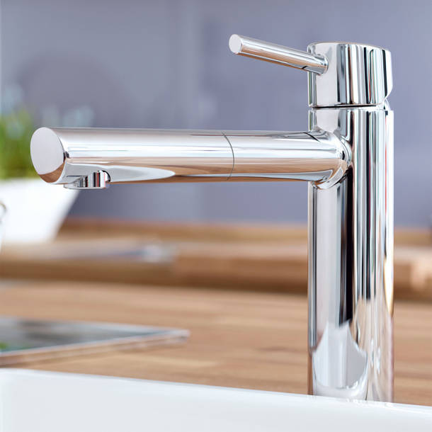 GROHE Concetto™ Pull Down Kitchen Faucet & Reviews | Wayfair