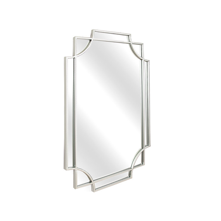 ClassicLiving Silver Metal Mirror | Wayfair.co.uk