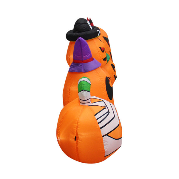 The Holiday Aisle® Pumpkin Patch Inflatable Set | Wayfair