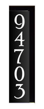 EZStreetSigns Vertical LED address sign with landscape light adapter ...