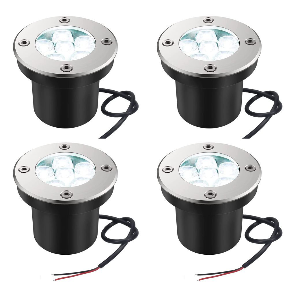 JESLED 6W Low Voltage Hardwired Inground Led Metal Well Light | Wayfair