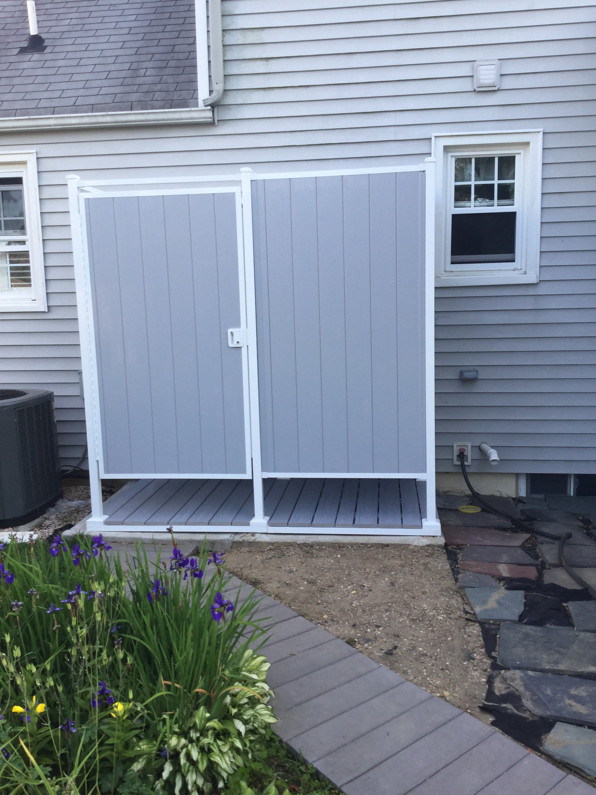 AvconEnclosures AVCON Enclosures 46" X 88" Three Sided Double Enclosure ...