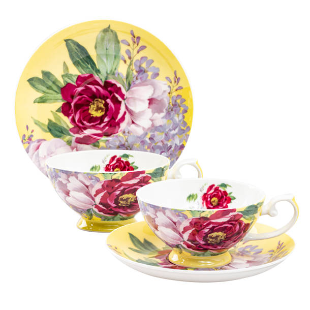 Rosdorf Park Ellani Porcelain China Dinnerware Set - Service for 4 ...