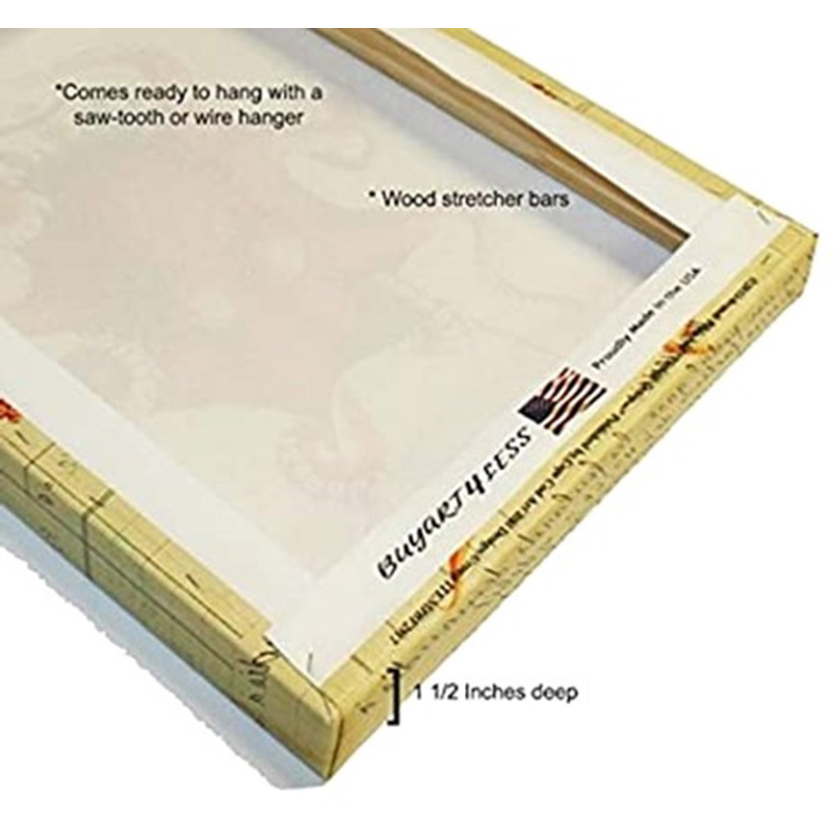 Winston Porter Map Of USA - Wrapped Canvas Art & Reviews | Wayfair