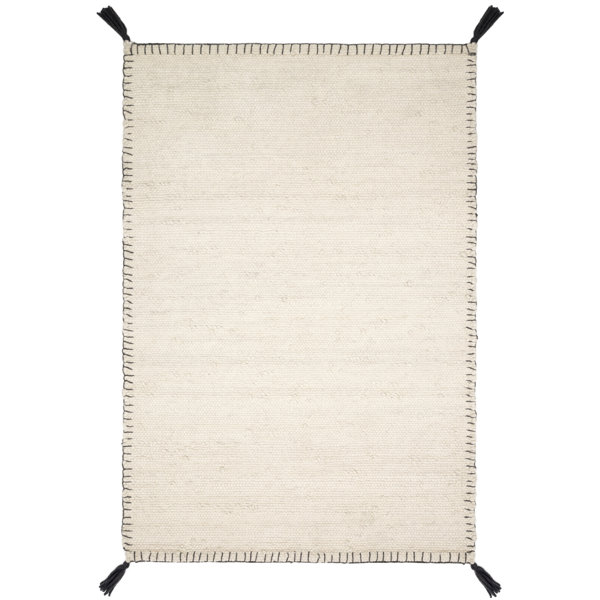 ED Ellen DeGeneres Crafted by Loloi Handmade Flatweave White Rug | Wayfair