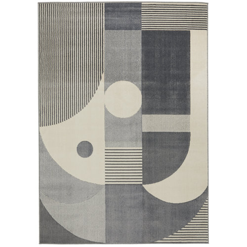 GIE Bali Tufted Grey/Beige/Black Rug | Wayfair.co.uk