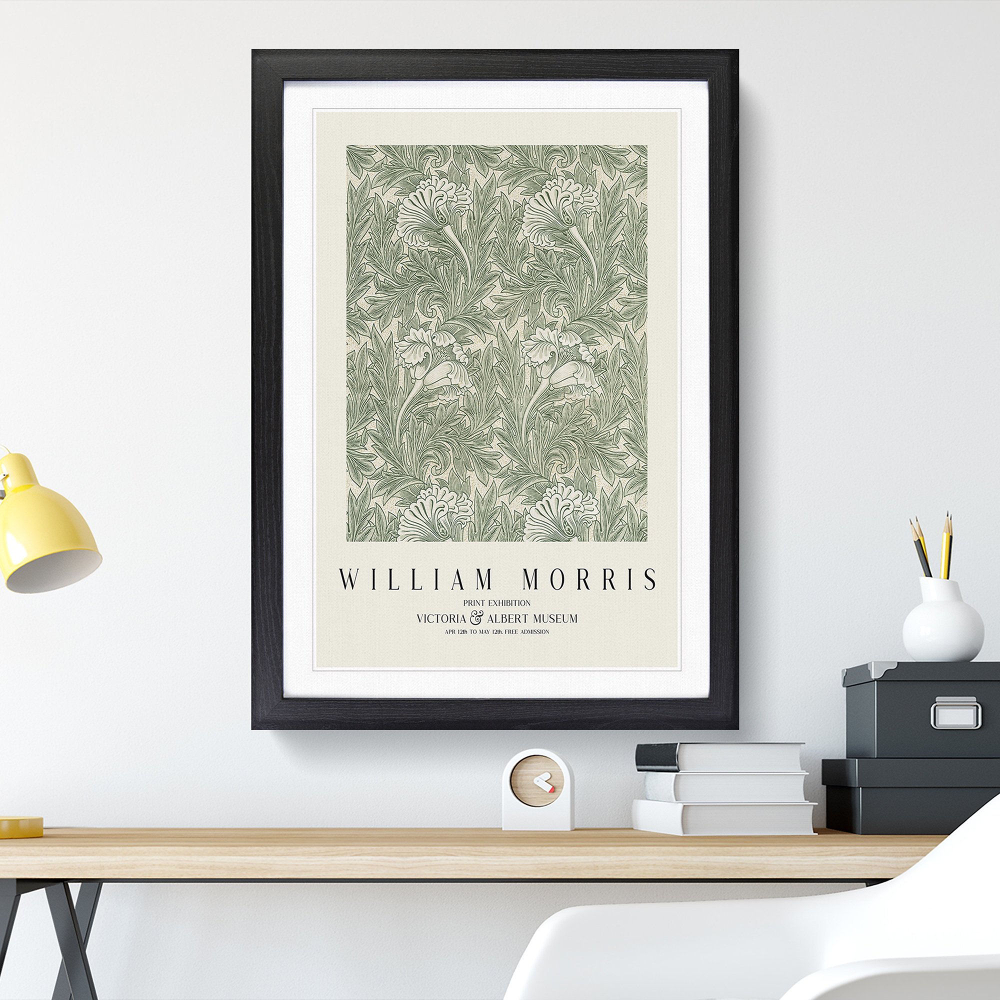 East Urban Home Tulips by William Morris - Picture Frame Painting ...