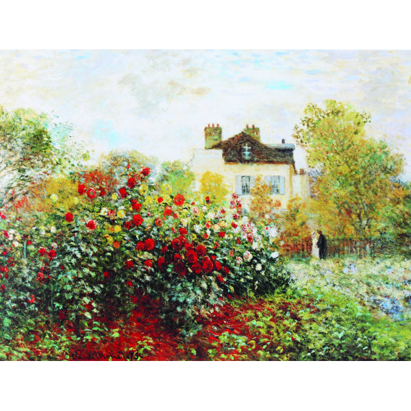 Vault W Artwork Garden by Claude Monet - Wrapped Canvas Print & Reviews ...