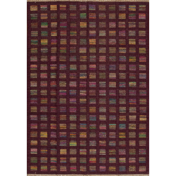 Samad Rugs Metropolitan Handmade Flatweave Sage Rug | Wayfair