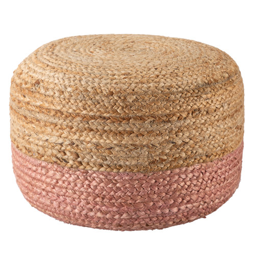 Farmhouse & Rustic Round Ottomans | Birch Lane