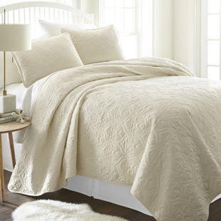 Wayfair | Ivory & Cream Quilts, Coverlets, & Sets You'll Love in 2023