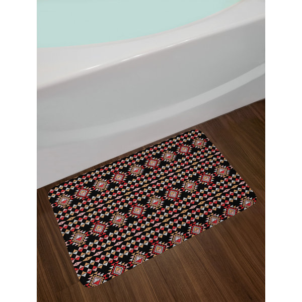 East Urban Home Aztec Bath Rug | Wayfair