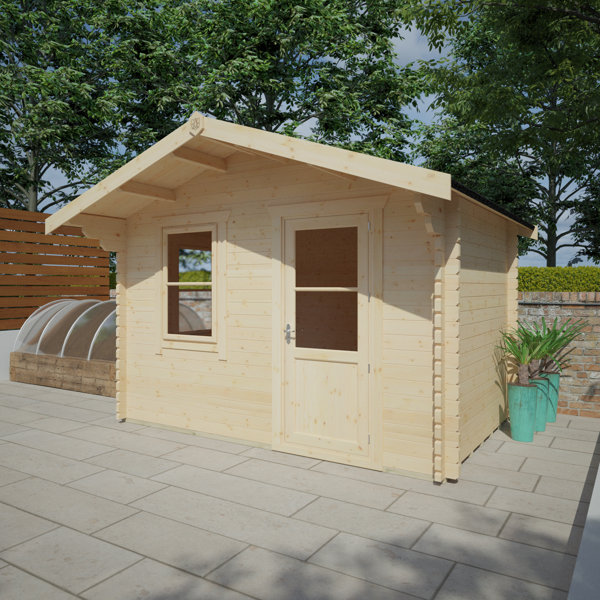 Tiger Sheds The Milne Tongue & Groove Log Cabin 8x12w | Wayfair.co.uk