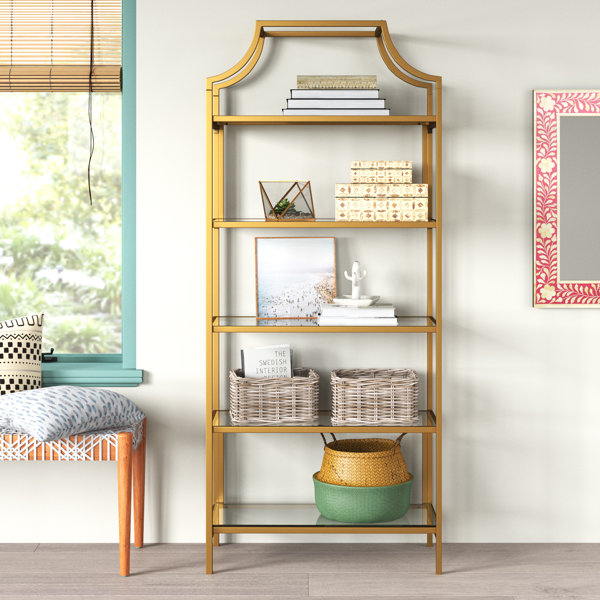 Rose-gold-bookshelf | Wayfair