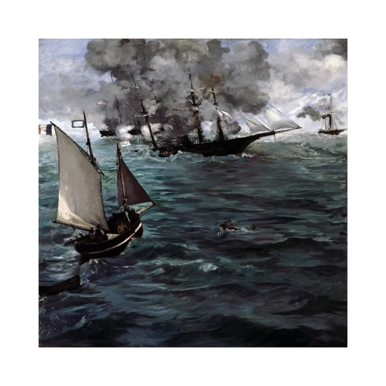 Breakwater Bay The Battle Of The USS Kearsarge & CSS Alabama by Edouard ...